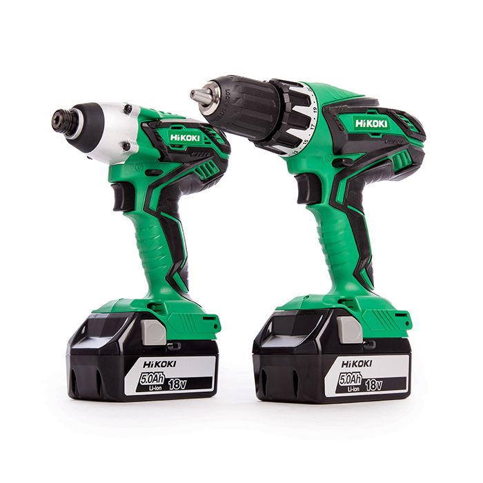 Hikoki KC18DGL 18V 5.0Ah 2 Piece Cordless Kit | Hikoki | Air & Power Tools | Construction ...
